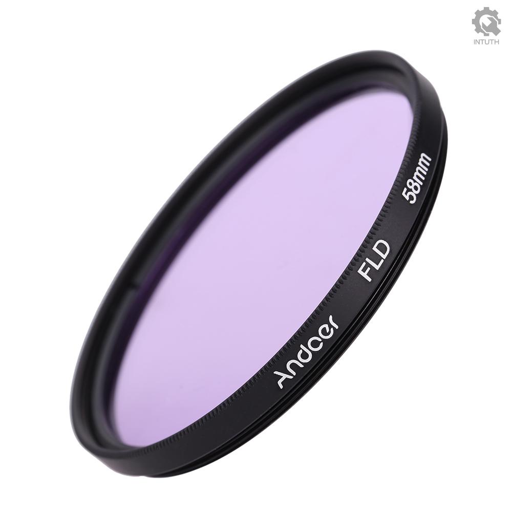 intu Andoer 58mm UVCPLFLDND(ND2 ND4 ND8) Photography Filter Kit Set ...