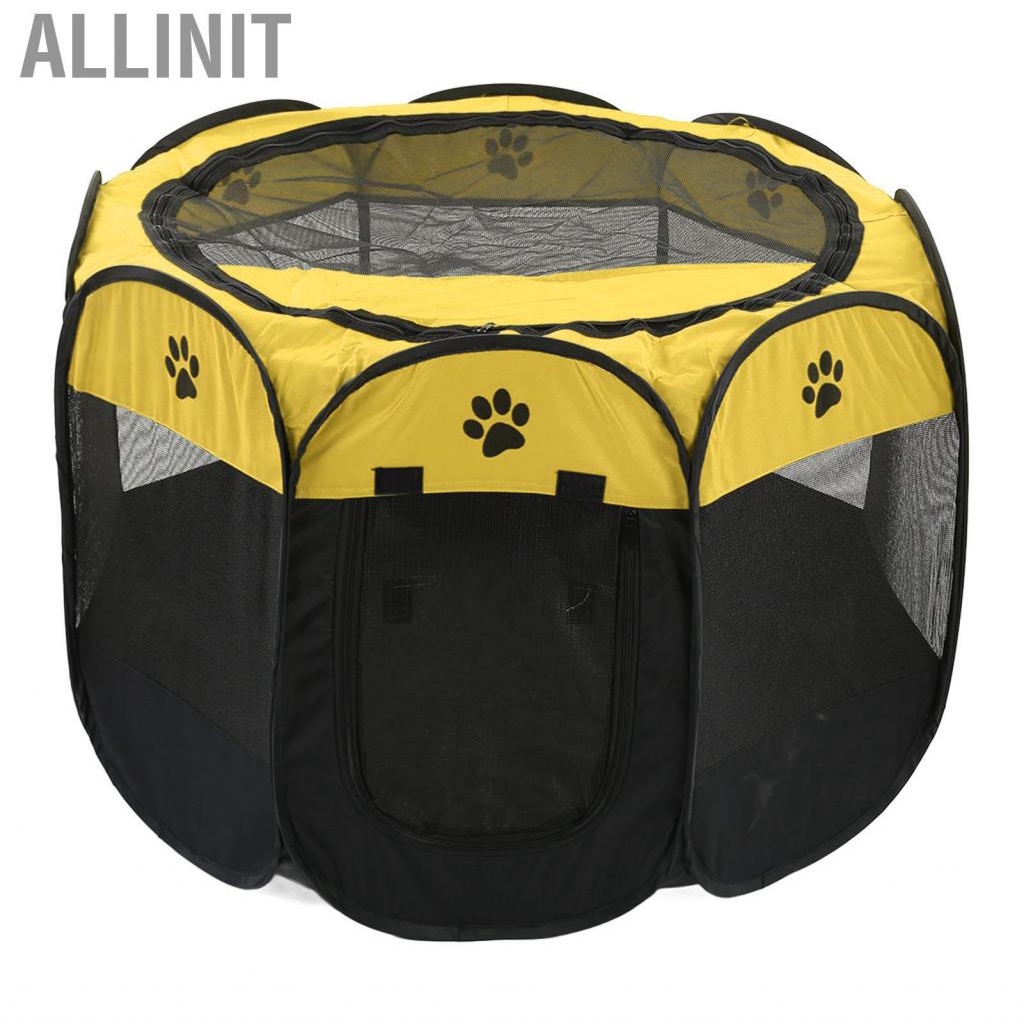 Allinit Foldable Pet Playpen Lightweight Breathable Stable Dog Tent ...
