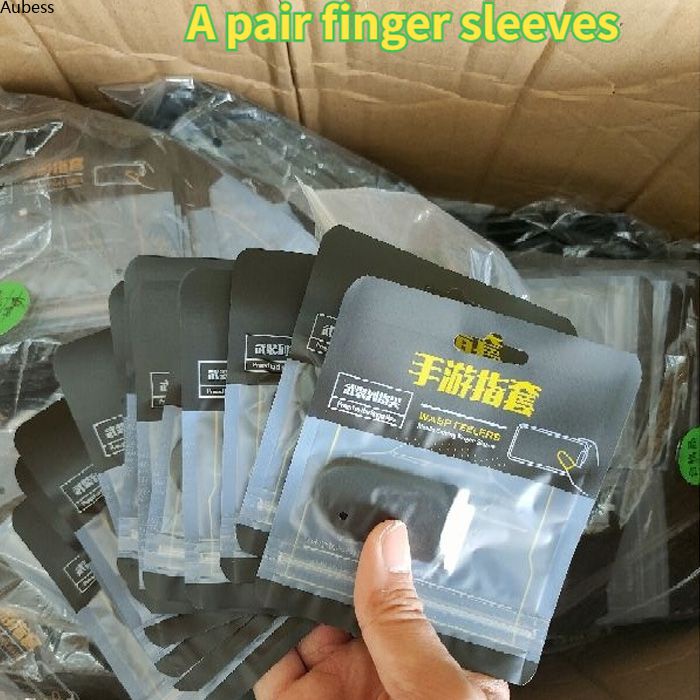 12 ชิ้น GAMING นิ้วมือ Breathable ปลายนิ้วสำหรับเกม Anti-เหงื่อหน้าจอ ...