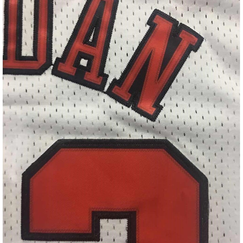 เสื้อกีฬาบาสเก็ตบอล ปักลาย Chicago Bulls number 23 Michael สีขาว ...