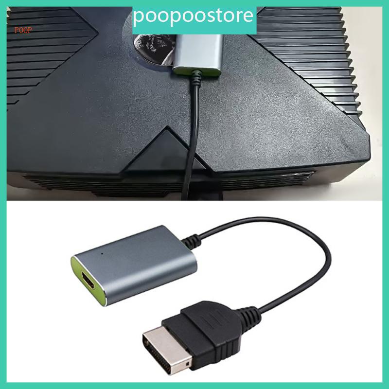 Poop อะแดปเตอร์เชื่อมต่อวิดีโอเกมคอนโซล รองรับ 720P 1080i สําหรับ Xbox ...