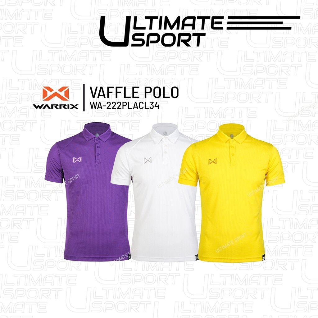 ใหม่ Warrix เสื้อโปโลวอริกซ์ เสื้อวาริกซ์ ใส่ทำงาน ใส่สบาย ไม่ต้องรีด สีล้วนรุ่น WA-222PLACL34 ...