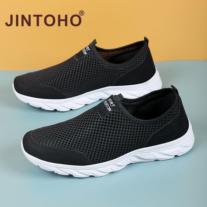 Jintoho ใหม่ รองเท้าผ้าใบโลฟเฟอร์ลําลอง น้ําหนักเบา ระบายอากาศ เหมาะกับ ...