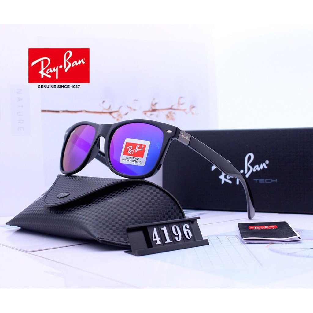 Ray-ban แว่นตากันแดด เลนส์โพลาไรซ์ HD R4196 สําหรับผู้ชาย และผู้หญิง ...