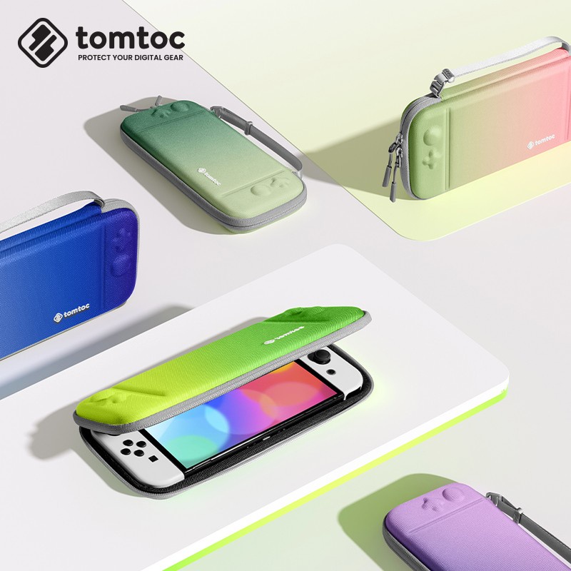 Tomtoc Switch OLED กระเป๋าเคสแข็ง น้ําหนักเบา อุปกรณ์เสริม สําหรับแฟนซี NS - alexlaoxu.th - ThaiPick