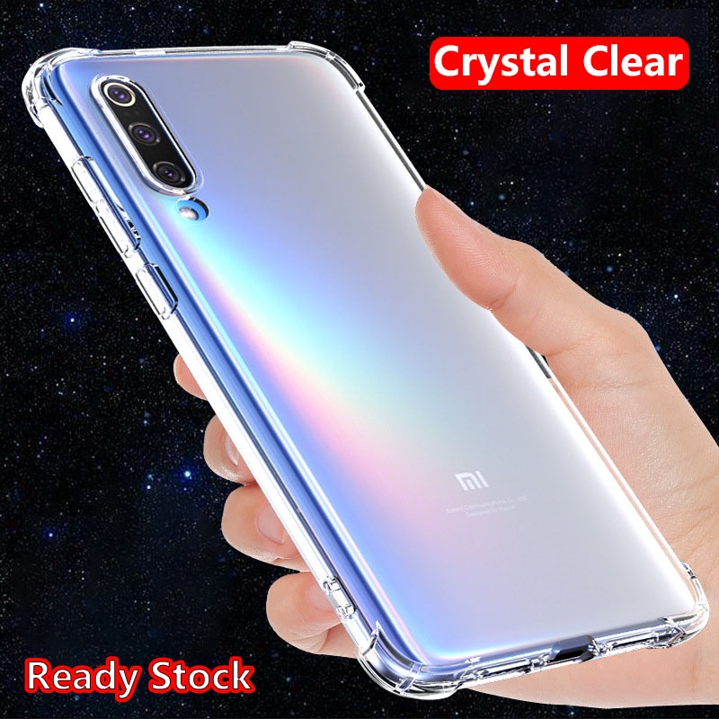 เคสโทรศัพท์มือถือเจลลี่ ยางนิ่ม แบบใส กันกระแทก 4 มุม ปิดด้านหลัง ...