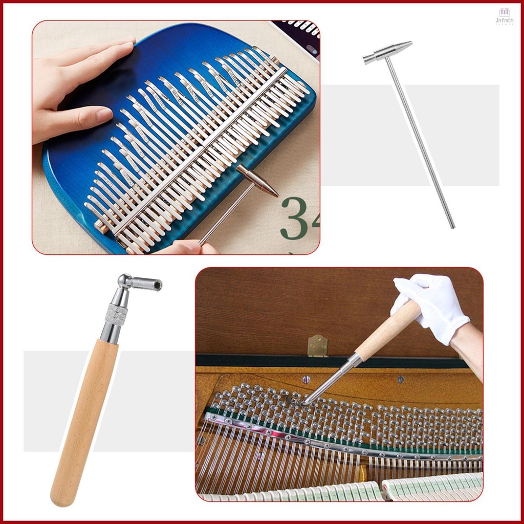 Professional Piano Tuning Set - 16pcs Tools Kit with Tuning Wrench ...