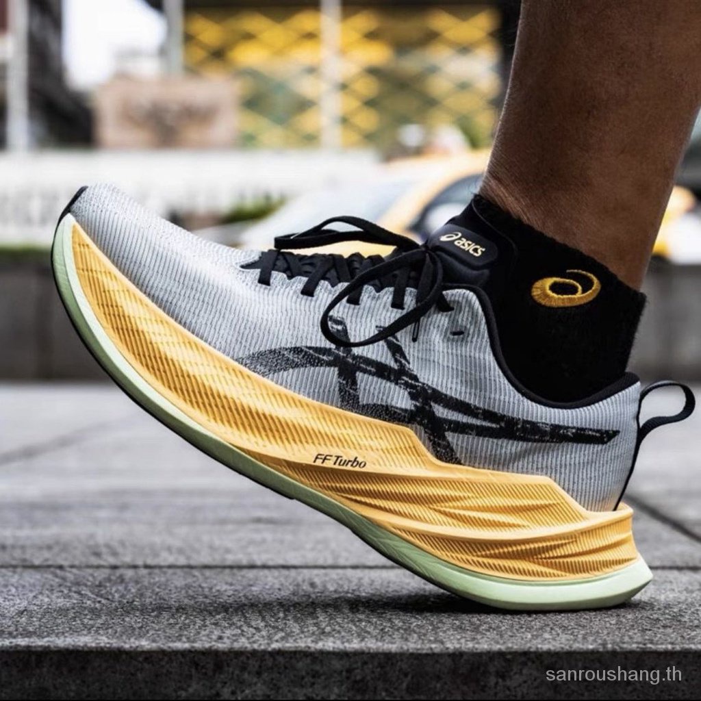 Assic รองเท้าวิ่ง รองเท้ากีฬา ผ้าตาข่าย แบบยืดหยุ่น น้ําหนักเบาพิเศษ ทน ...