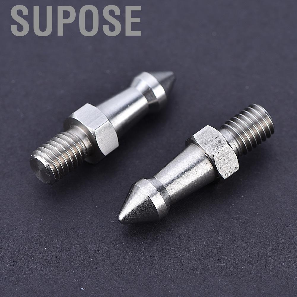 Supose M8 Screw Thread Camera Tripod Monopod Studs Cone Spikes Silver ...