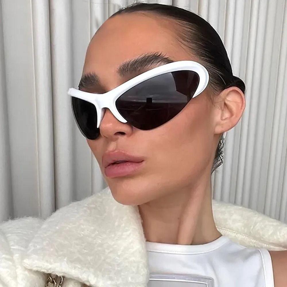 Lveror แว่นตากันแดด ป้องกัน UV400 2000s Y2K สไตล์พังก์ พังก์ สําหรับผู้ชาย ผู้หญิง - luolv.th ...