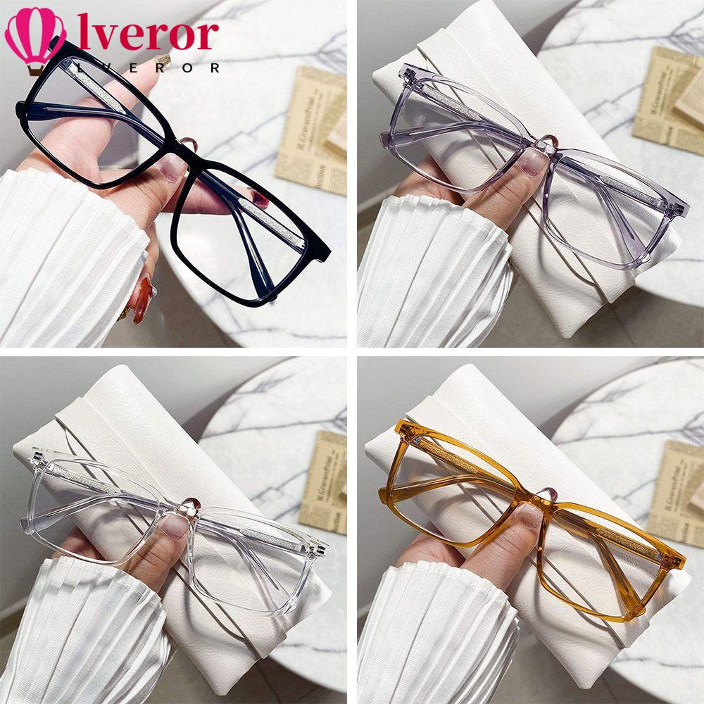 Lveror แว่นตา ป้องกันแสงสีฟ้า แบบพกพา กรอบเบาพิเศษ สําหรับสํานักงาน - luolv.th - ThaiPick