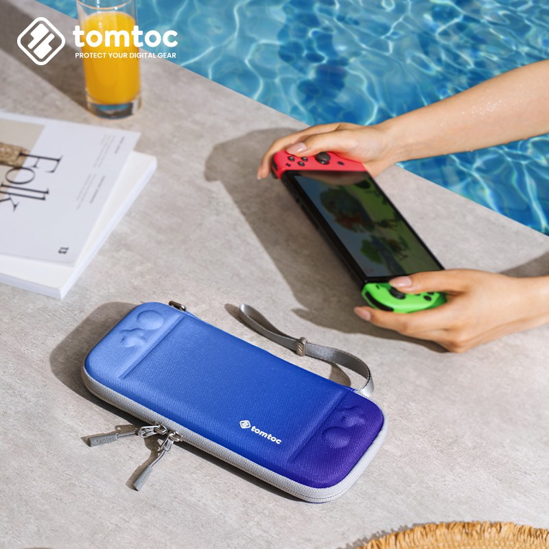 Tomtoc Switch OLED กระเป๋าเคสแข็ง น้ําหนักเบา อุปกรณ์เสริม สําหรับแฟนซี NS - alexlaoxu.th - ThaiPick