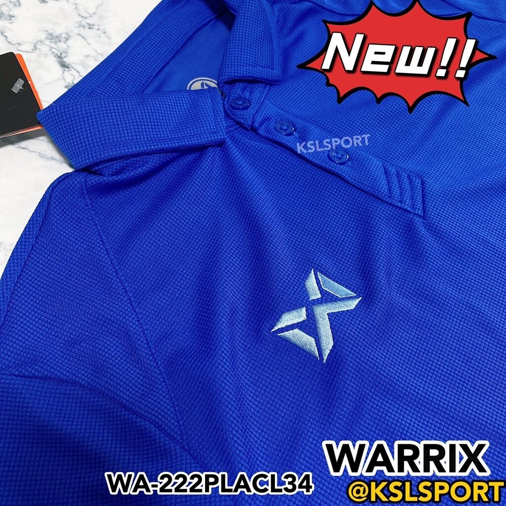 Warrix เสื้อโปโลสีล้วนรุ่น WAFFLE รหัส WA-222PLACL34 สีชุดที่ 1 - Sporthaus - ThaiPick