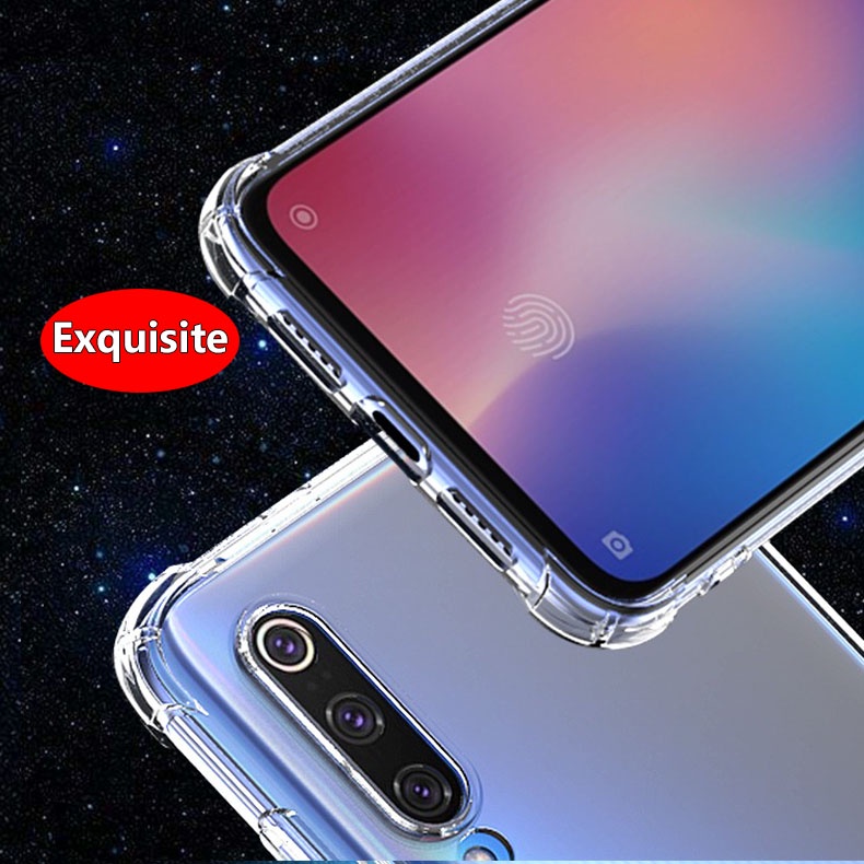 เคสโทรศัพท์มือถือเจลลี่ ยางนิ่ม แบบใส กันกระแทก 4 มุม ปิดด้านหลัง ...