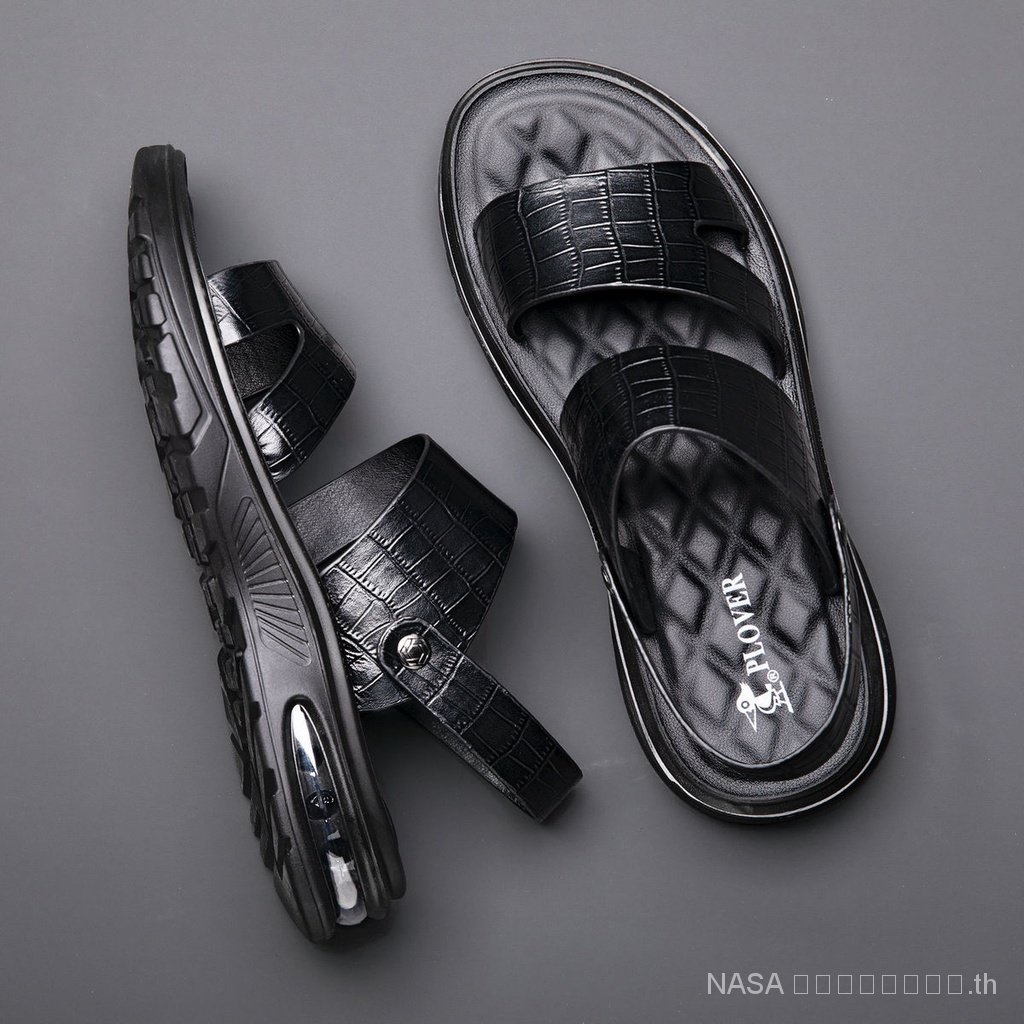 รองเท้าแตะลําลอง หนังวัวแท้ แบบนิ่ม เหมาะกับเดินชายหาด แฟชั่นฤดูร้อน ...