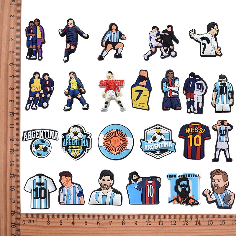 การ์ตูน James บาสเกตบอล Crocks Jibbitz Charm Argentina Jibitz Croc ...