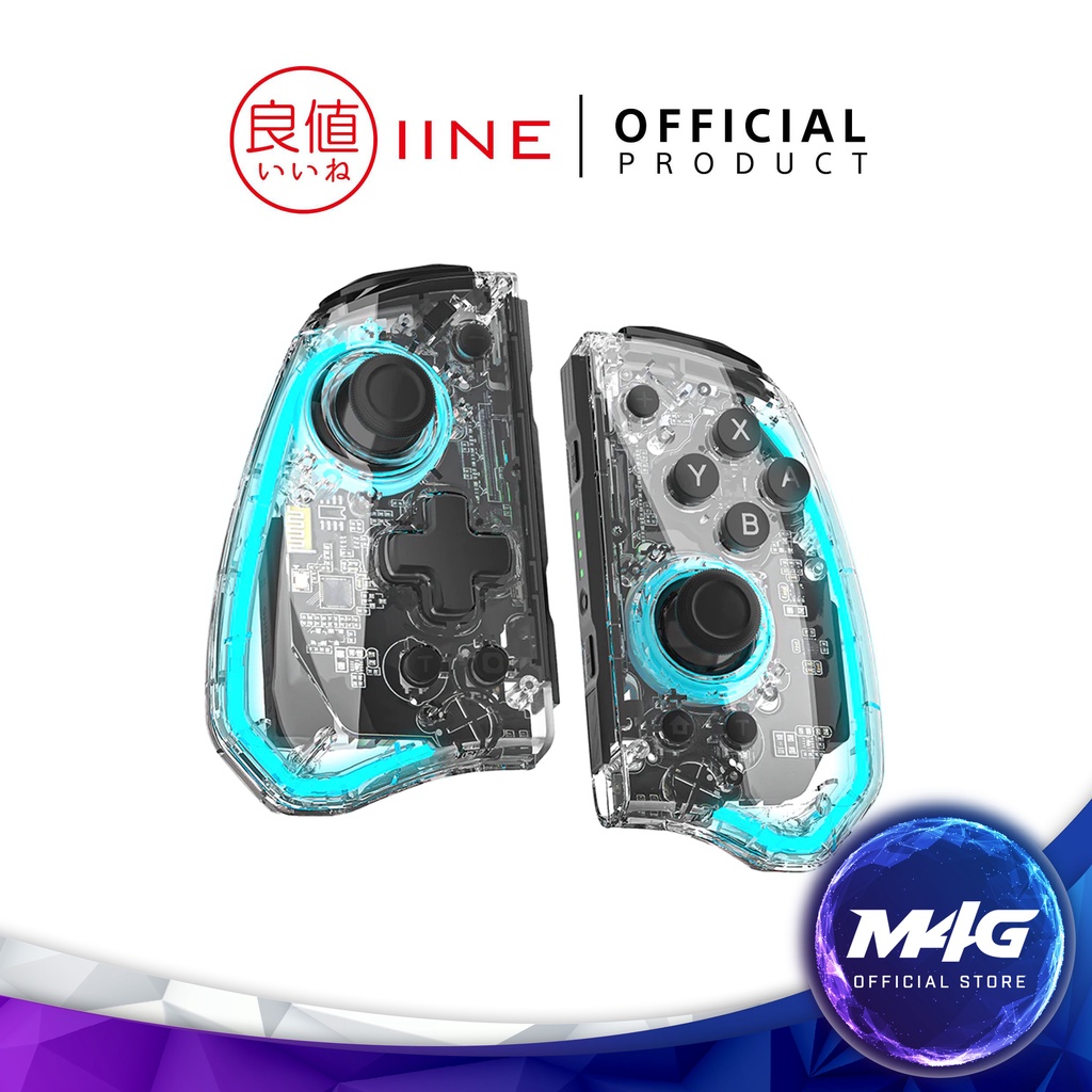 Iine Elite-Plus Joy Pad L R สําหรับสวิตช์ L736 ใส L762 ใสเข้ม - m4gosz1 ...