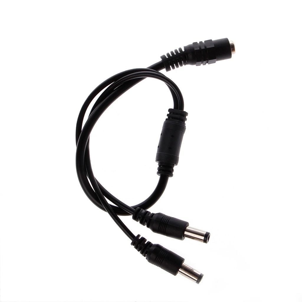 1 Female to 2/3/4/5 Male Plug 5.5x2.1mm Port 12V DC Power Adapter Cable ...