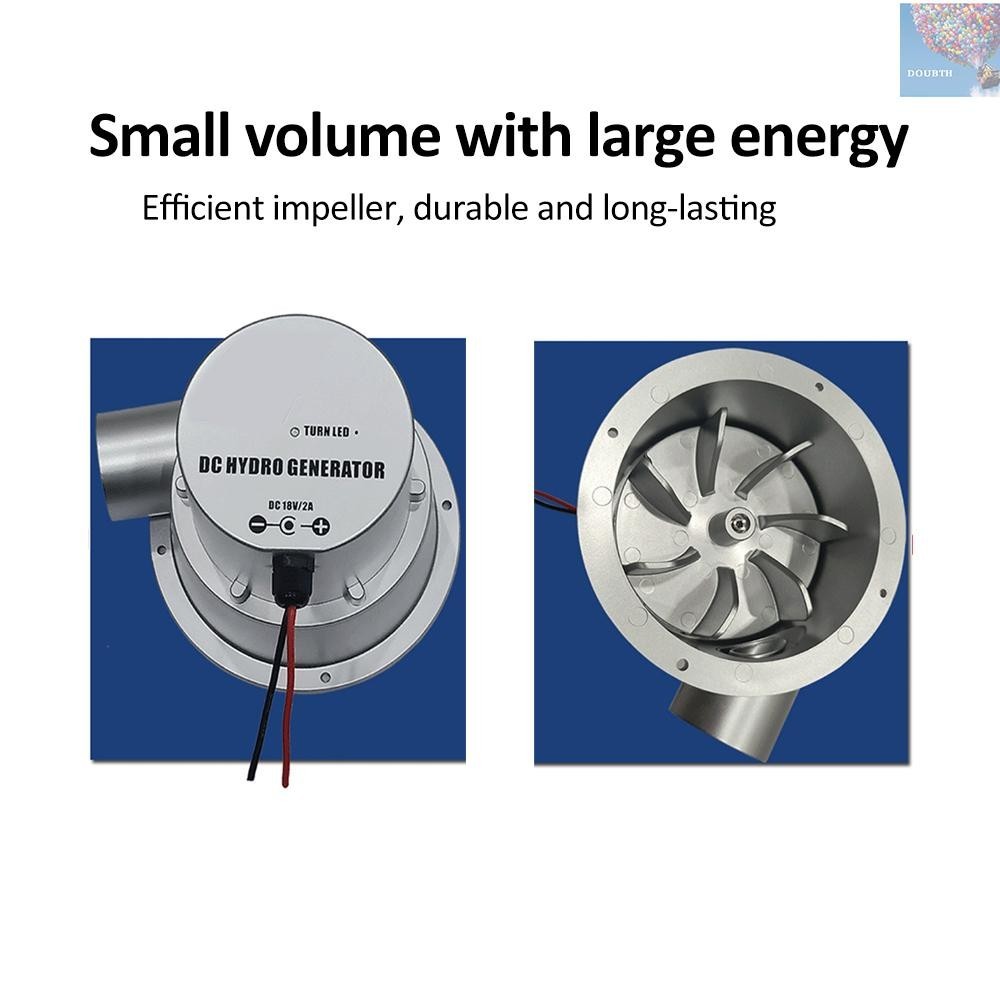 Doubth เครื่องกําเนิดไฟฟ้าไฮดรอลิค DC18V 2A 36W ขนาดเล็ก พลังงานสูง ใช้ ...