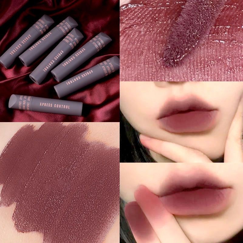 New ProductMouth Red Lip Mud Lip Glaze Student Party Niche Brand Non ...
