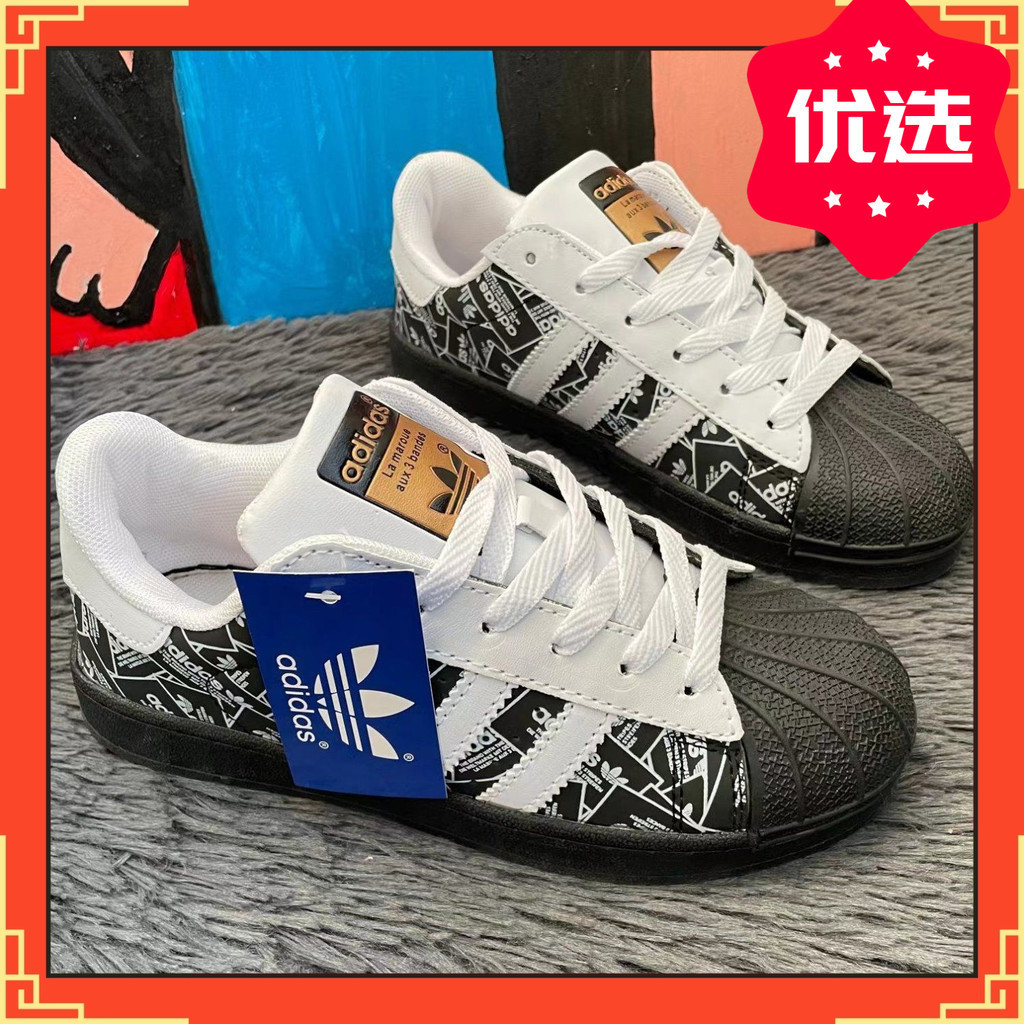 ให้ความสนใจกับการลดลง 30พร้อมส่ง รองเท้าผ้าใบลําลอง ลายฉลาก Adibas ...