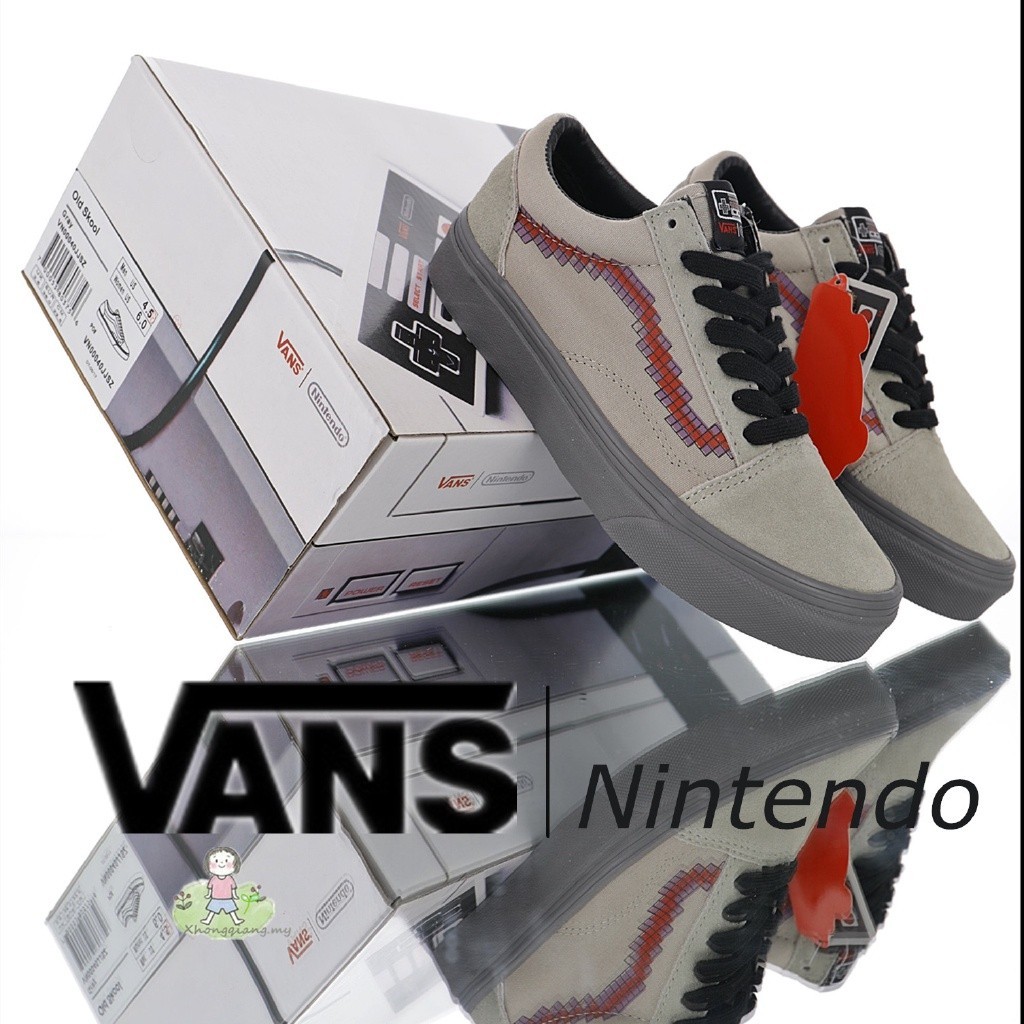 [ คลังสินค ้ าพร ้ อม! ] Vans X Nintendo Old Skool คอนโซล Low Cut คู ่ ...
