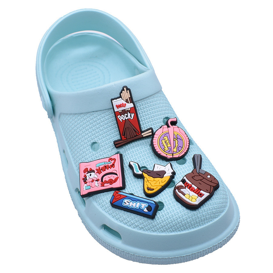 การ ์ ตูนอาหาร Jibitz Croc Charms ช ็ อกโกแลต Candy Crocs ตกแต ่ ง Pin ...