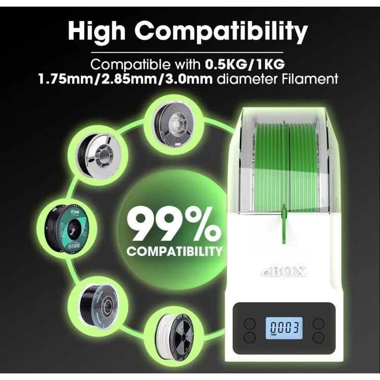 1Pc. Esun eBOX lite Filament dryer - mega3d - ThaiPick