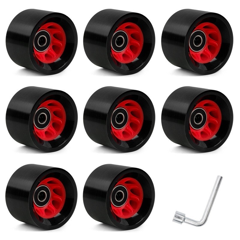 Roller Skate Wheels Wheels 8pcs For Double-Row Roller Skates Indoor ...