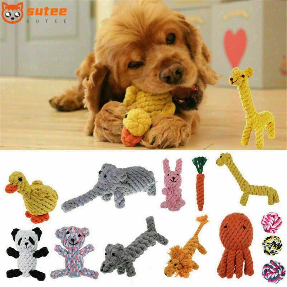 Sutee ของเล่นเคี้ยวทําความสะอาดฟัน ทนต่อการกัด สําหรับสัตว์เลี้ยง สุนัข ...