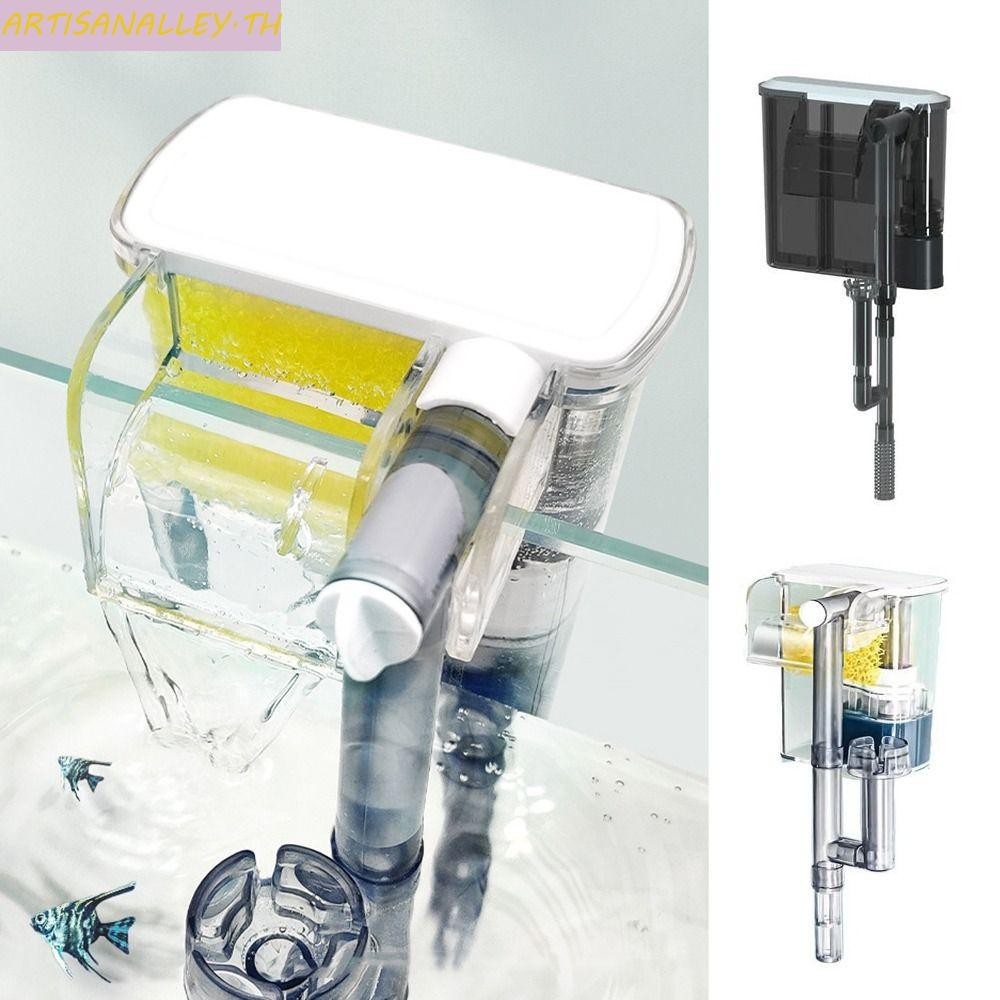 Artisanalley Quiet Fish Tank HOB Filters, Stay Clean Technology ปรับ ...