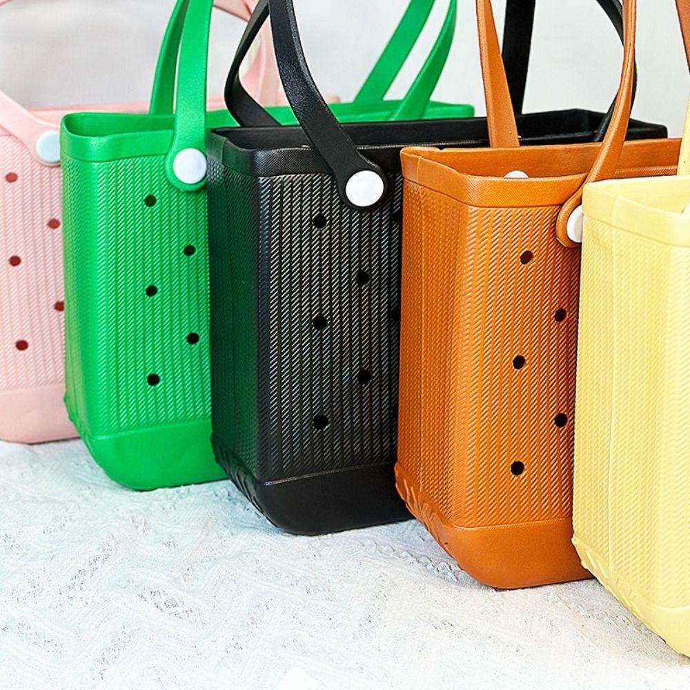 Xianen Boggs Bag, EVA กระเป๋าชายหาดความจุขนาดใหญ่, กระเป๋าถือกันน้ําที่ ...
