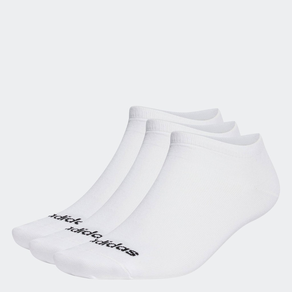 adidas Lifestyle Thin Linear Low-Cut Socks 3 Pairs Unisex White HT3447 ...