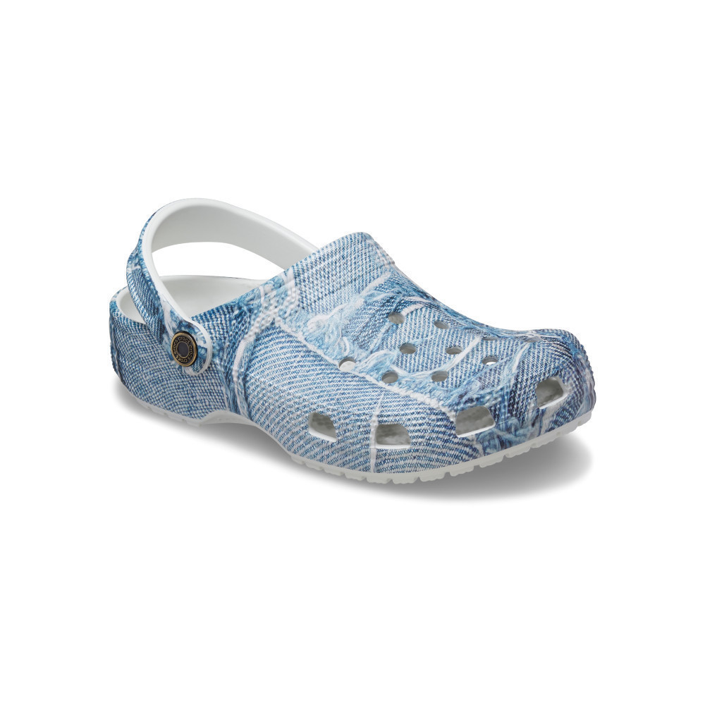 CROCS รองเท้าลำลองผู้ใหญ่ CLASSIC DENIM CLOG รุ่น 2104024MH - LIGHT ...