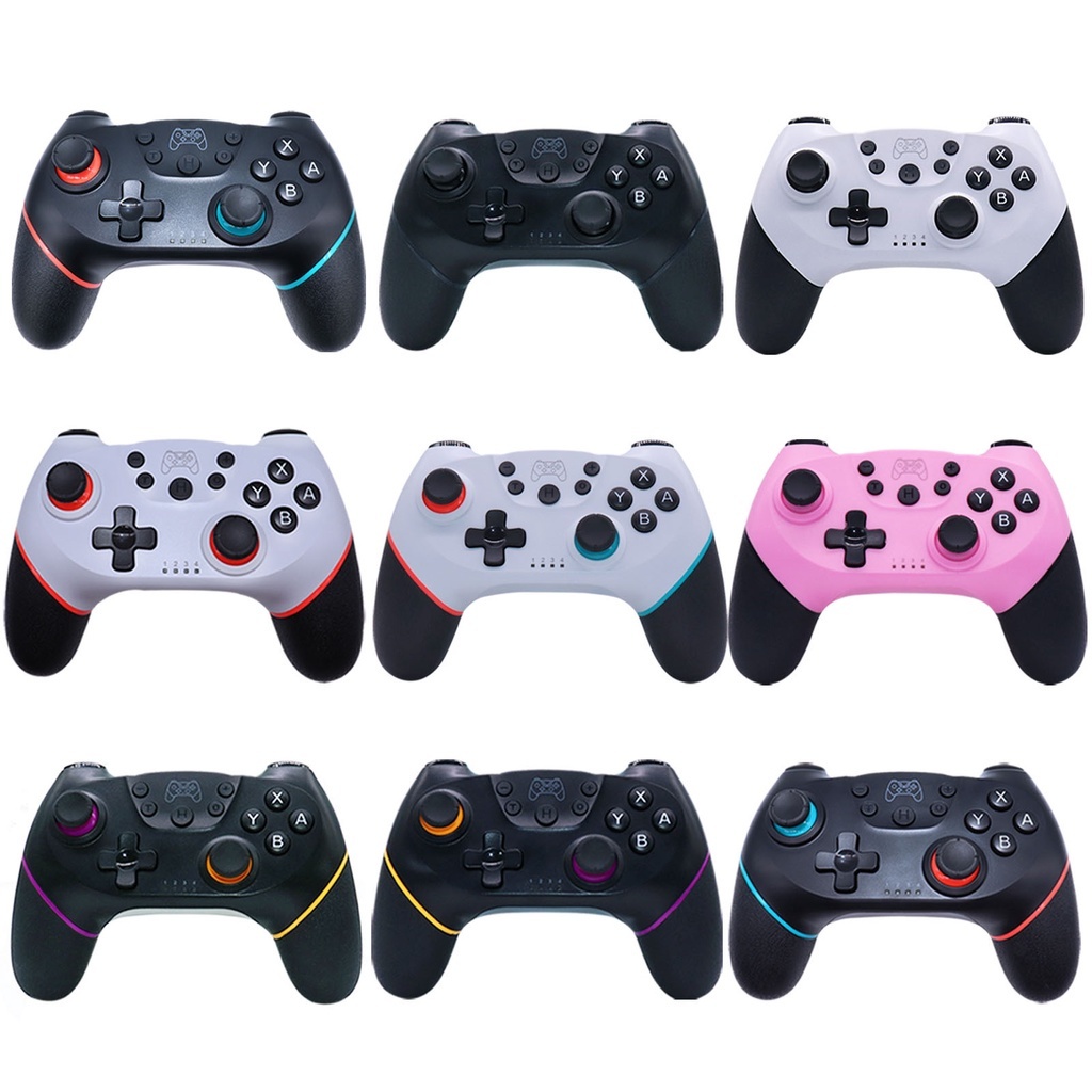 รับประกัน 1 ปี Nintendo Switch Pro ตัวควบคุมการสั่นสะเทือน 6 Subwoox Gamepad NS Lite คอนโซล ขวาน ...