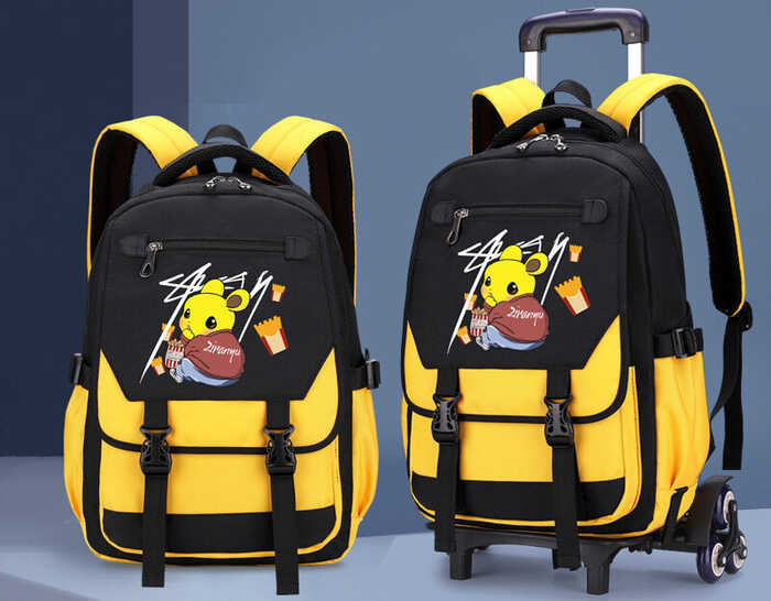 Pattern New Hamster Children's Trolley Bag Primary Secondary School ...