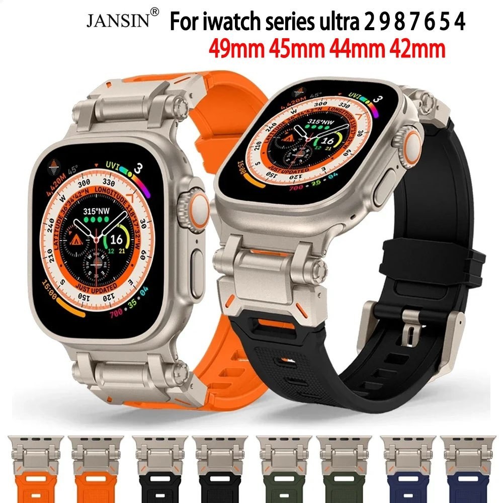 สาย smart watch iwatch series ultra 2 9 AP สายนาฬิกาข้อมือซิลิโคน ...