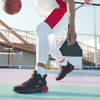 Xtep Jeremy Lin LEVITATION 6.0 รองเท้ากีฬา รองเท้าบาสเก็ตบอล ระบายอากาศ ...