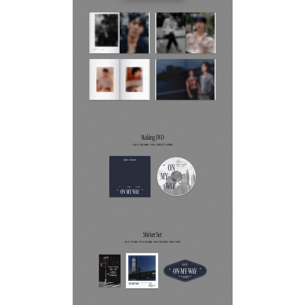 SHOWNU X HYUNGWON - 1st Photobook in NEWYORK ON MY WAY - sixtrade.th - ThaiPick