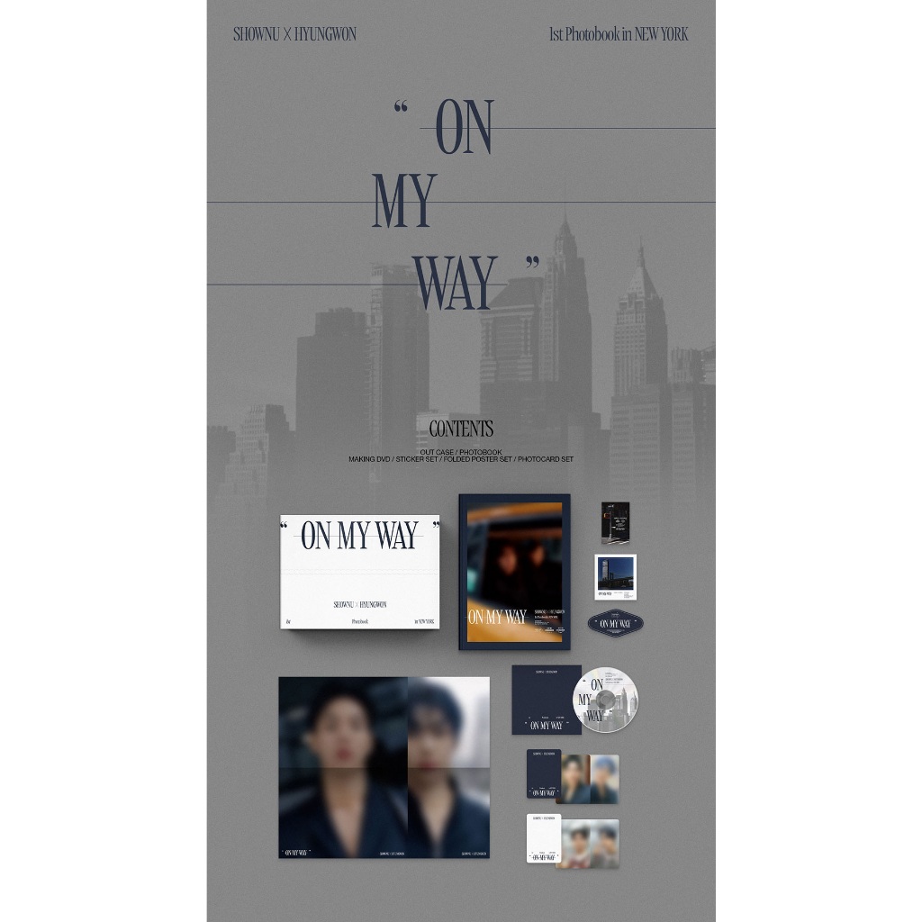SHOWNU X HYUNGWON - 1st Photobook in NEWYORK ON MY WAY - sixtrade.th - ThaiPick