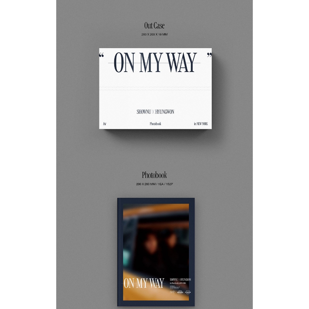 SHOWNU X HYUNGWON - 1st Photobook in NEWYORK ON MY WAY - sixtrade.th - ThaiPick