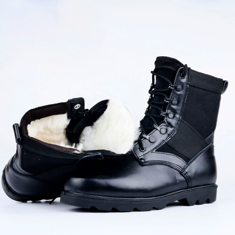 Breathable Ultra-Light Steel Toe Boots Men Winter Wool Style Outdoor ...