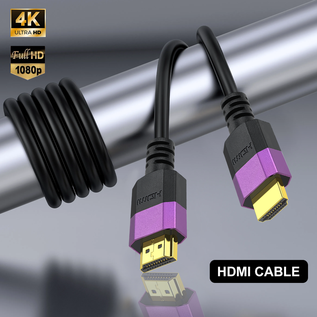 สาย HDMI,สาย HDMI อลูมิเนียมอัลลอยด์,สาย HDMI ความเร็วสูง Ultra HD&ARC,รองรับ HDMI สําหรับแล็ปท็ ...