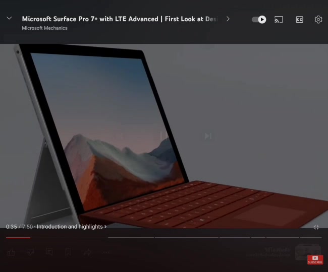 Microsoft Surface Pro 7+LTE Core i5/Ram16GB/SSD256GB (Used) ใส่Sim/eSim+เพิ่มความจุ SSDได้ - Zab ...