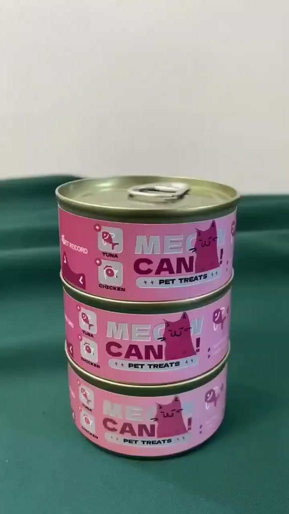 แบบใหม่ 450g แมวกระป๋อง อาหารเปียกแบบกระป๋อง อาหารแมวน้ำเกรวี่ ลดอาการขนร่วง ส่งเสริมระบบ ...