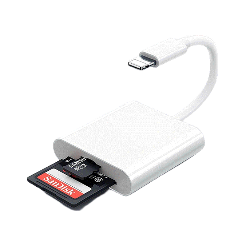 OSCROP OTG IP to SD+TF card มัลติฟังก์ชั่น Type-c to SD+TF เครื่องอ่าน ...