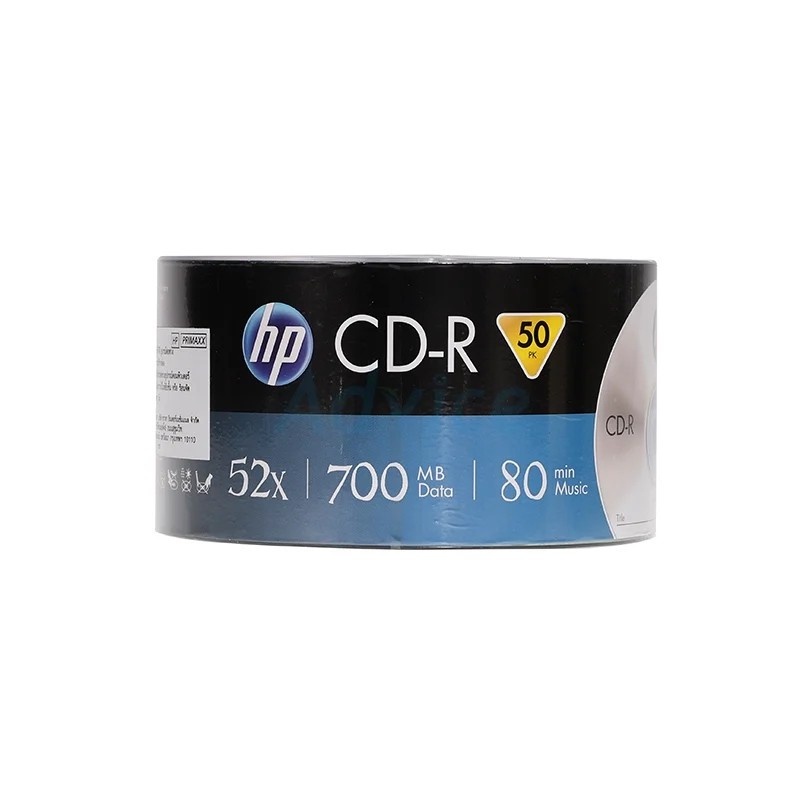 HP CD-R แผ่น CD (50/Pack - A0127531 - Advice Official Shop - ThaiPick