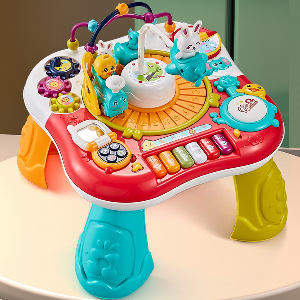 Children's Function Early Education Study Table Baby Gaming Table Toys ...
