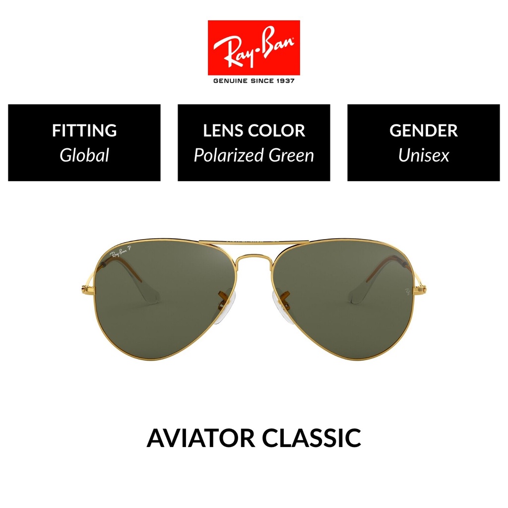 Ray-Ban Aviator large metal - RB3025 18171 - size 62 - rayban.th - ThaiPick