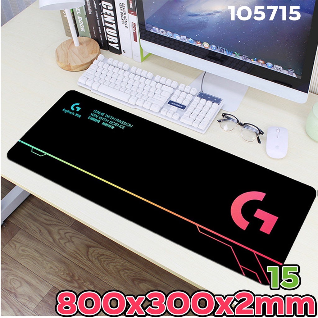 แผ่นรองเมาส์ ขนาดใหญ่ 80X30 cm ลายเยอะ เยอะ เกมส์มิ่ง Gaming MousePad - teenoiit2020 - ThaiPick
